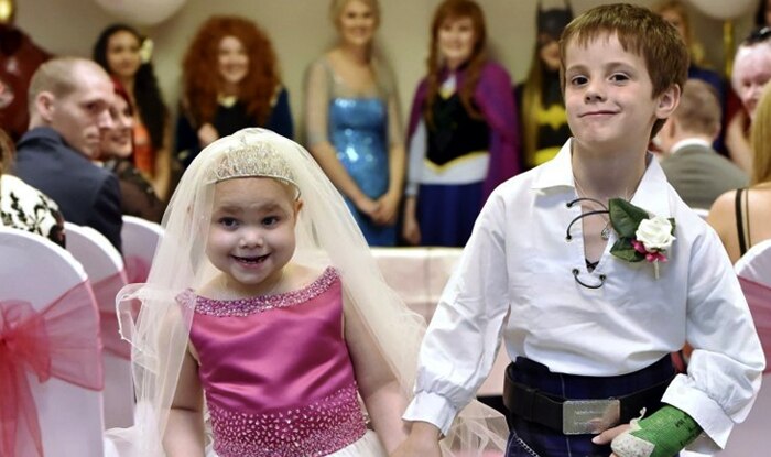 5 Yr Old Terminally Ill Girl Marries Her 6 Year Old Best Friend In A