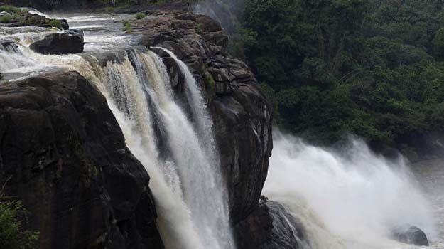 Watch the famous Athirappilly Falls at its full glory in God’s own ...