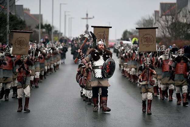 Stunning photos of the Viking Festival in Scotland’s Shetland are all ...