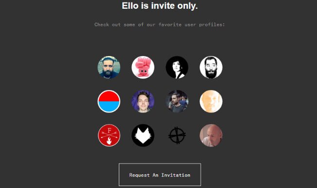 Ello Social Network Logo