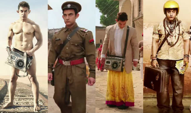 PK aka Aamir Khan begs, borrows and steals clothes for Rajkumar Hirani ...