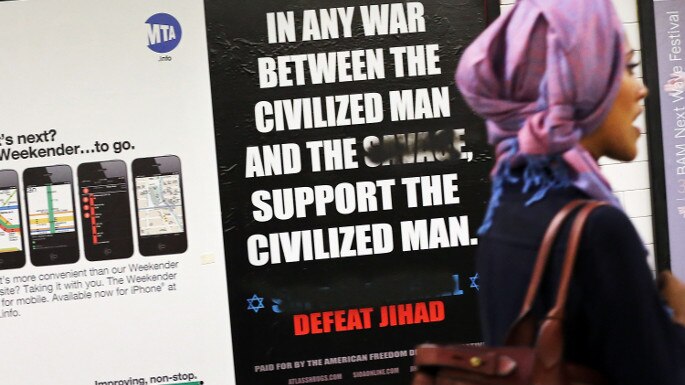 A Series of Anti-Muslim Ads Causing Uproar Take Over NYC Buses and ...