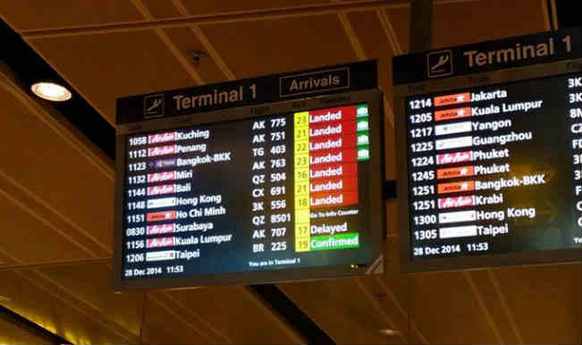 AirAsia Flight QZ 8501 Missing: Flight Status at Changi Airport ...