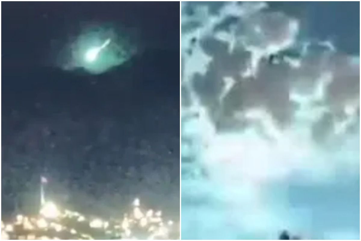 Meteorite Falling From The Sky
