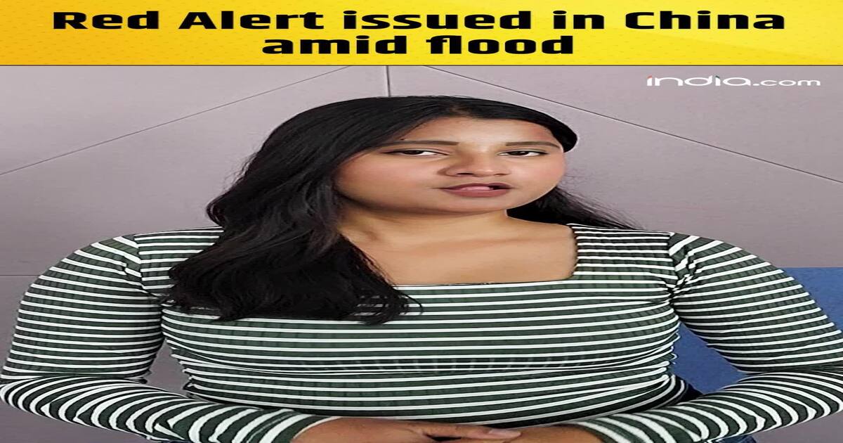 China Floods: Red alert sounded in China amid fears of massive 'once a ...