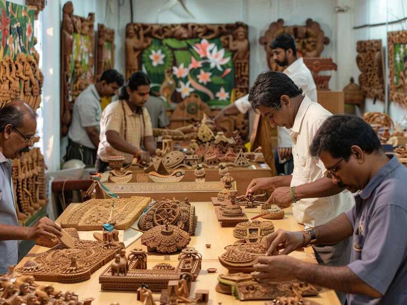 Experience The Magic Of Tiruchirappallis Traditional Handicraft Market