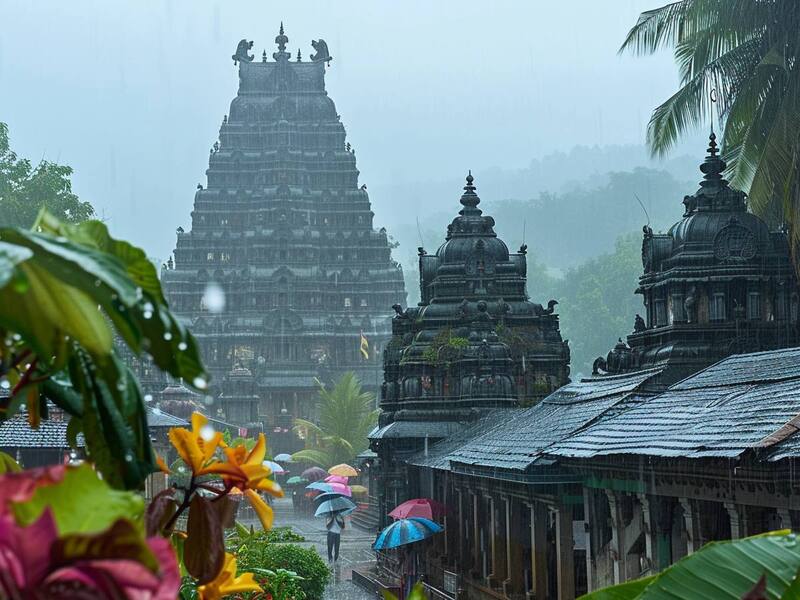 Experience The Magic Of Aazhimala Siva Temple During Monsoon In Kovalam
