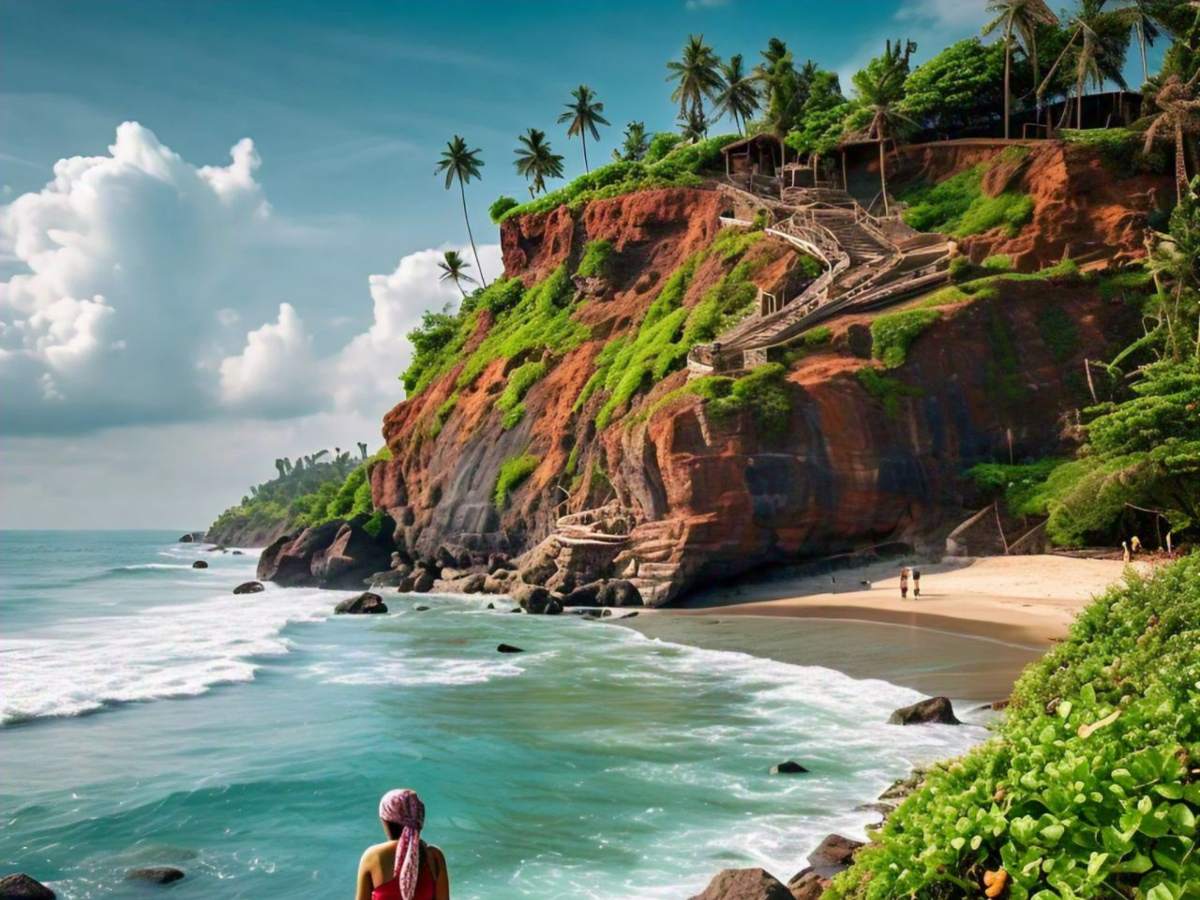 Experience The Breathtaking Cliffs Of Varkala, Kerala On Budget