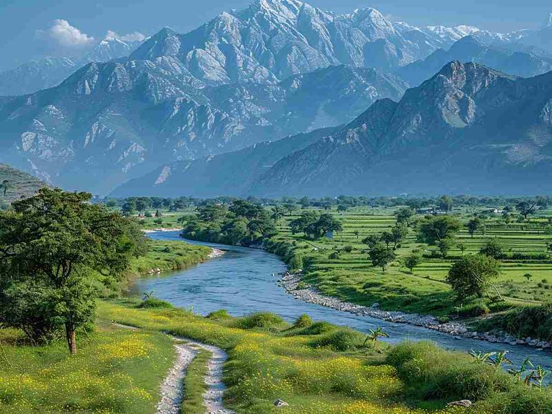 Go With Flow Along The Natural Rivers Flowing Through The Himalayan ...