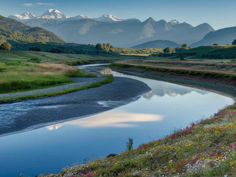 Go With Flow Along The Natural Rivers Flowing Through The Himalayan ...