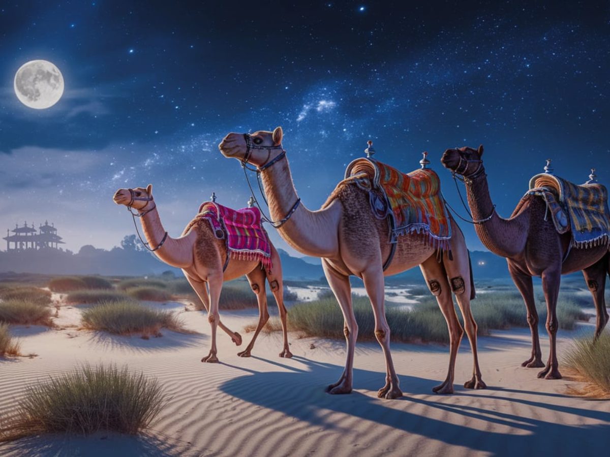 Ride Under The Stars: Magical Camel Safari Near Ahmedabad